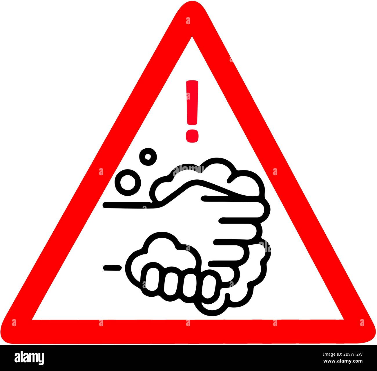 Printable Sign No Hand Shake