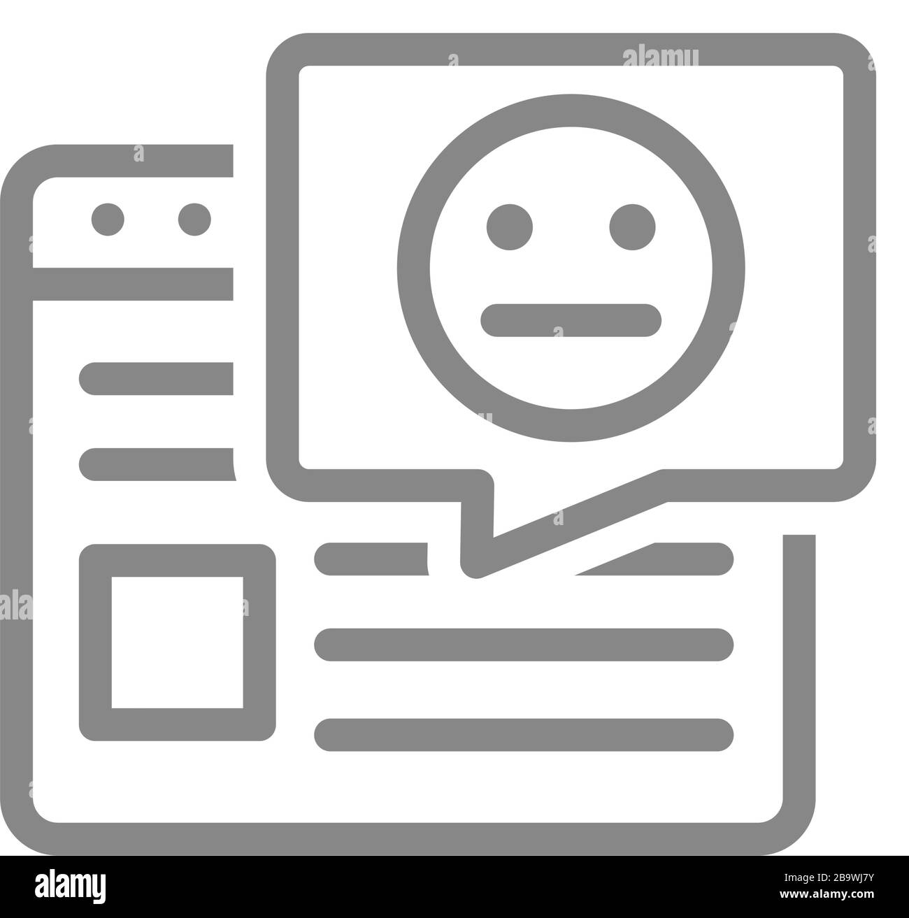 Emoji neutral Black and White Stock Photos & Images - Alamy