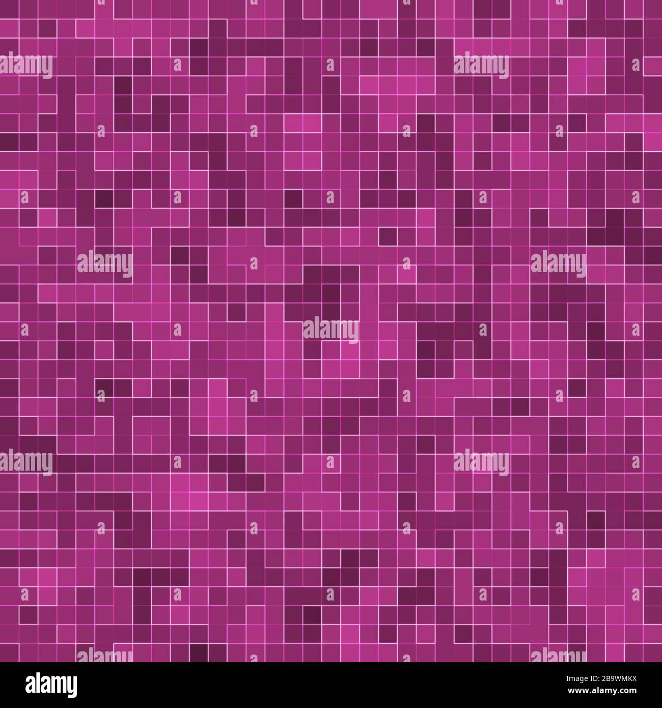 Bright purple square mosaic for textural background Stock Photo - Alamy