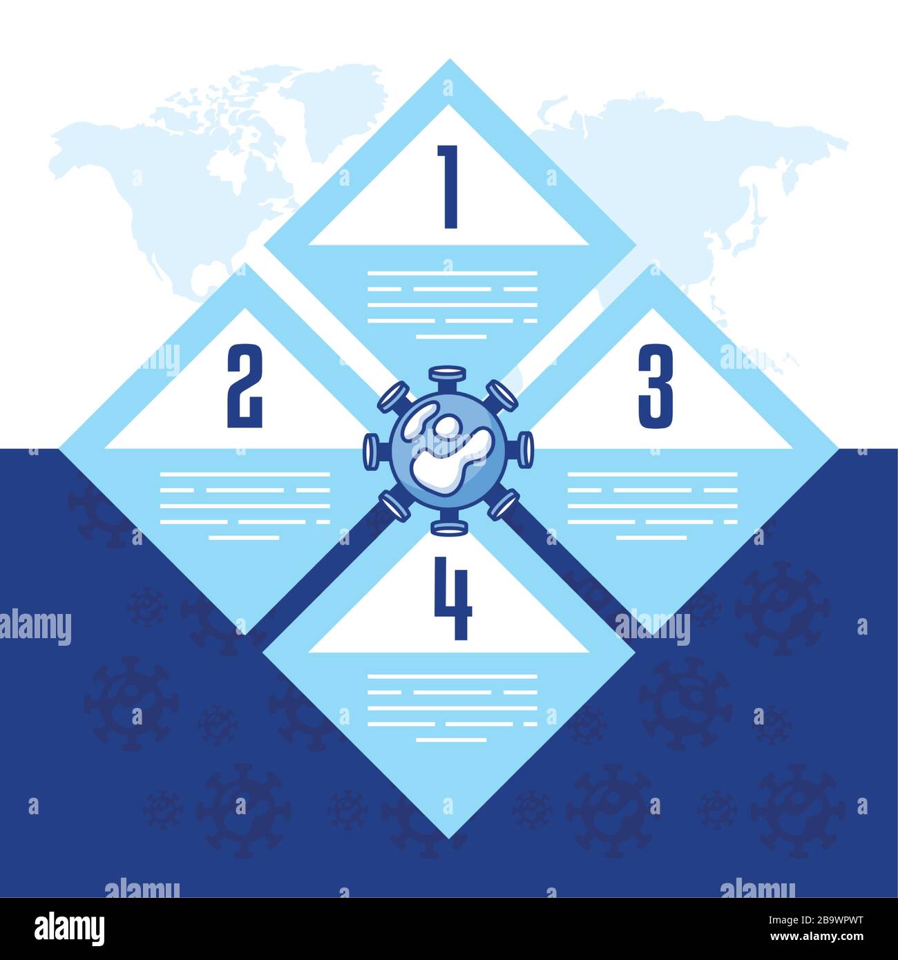 covid19 pandemic infographic and particle Stock Vector Image & Art - Alamy