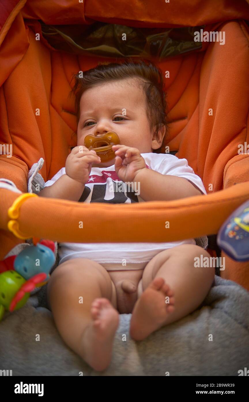 Pink pacifier cartoon hi-res stock photography and images - Alamy