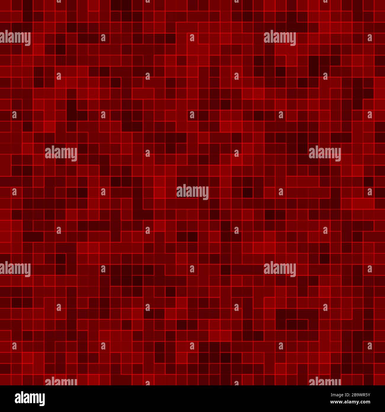 Red ceramic glass colorful tiles mosaic composition pattern background ...