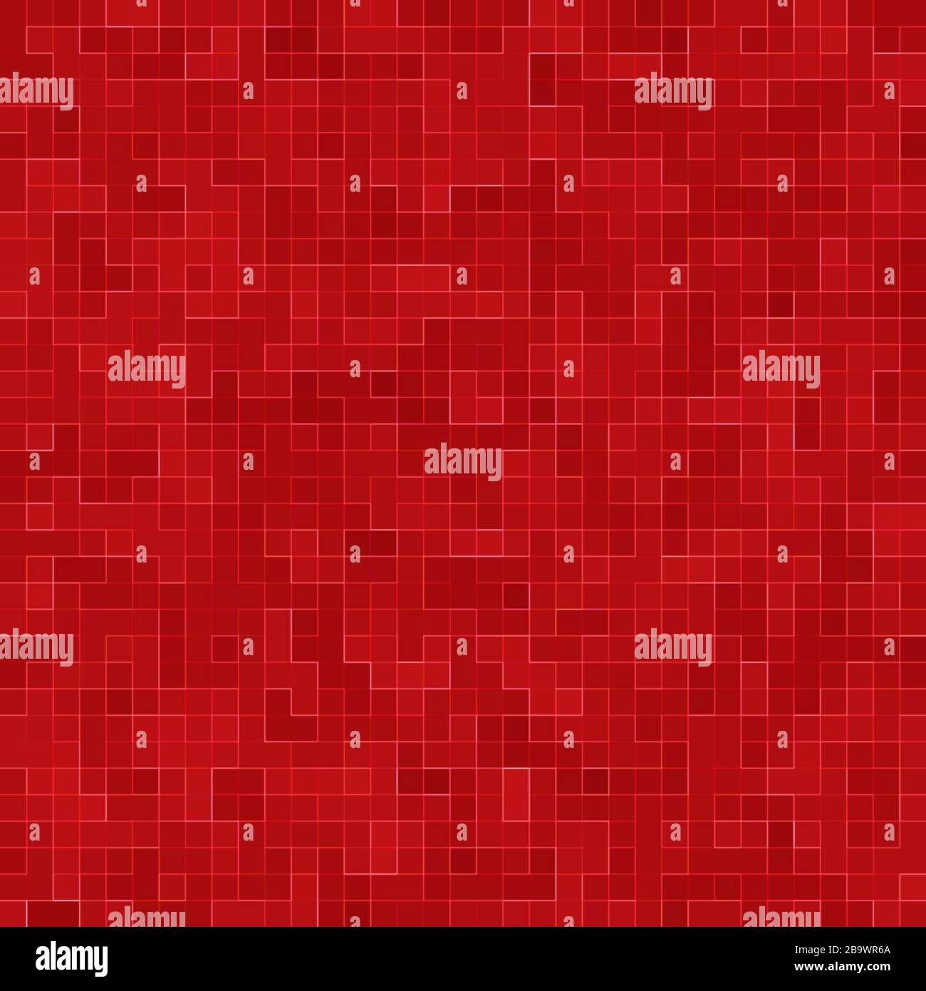 Red ceramic glass colorful tiles mosaic composition pattern background ...