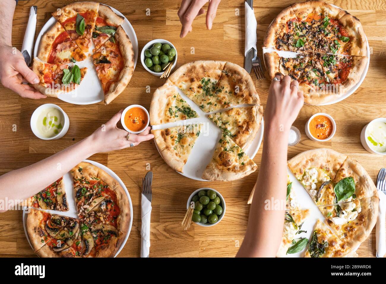 Meat feast pizza hi-res stock photography and images - Alamy