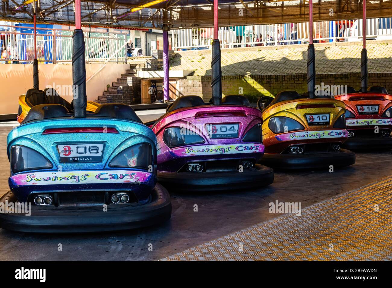 Dodgems at the seaside Stock Photo - Alamy
