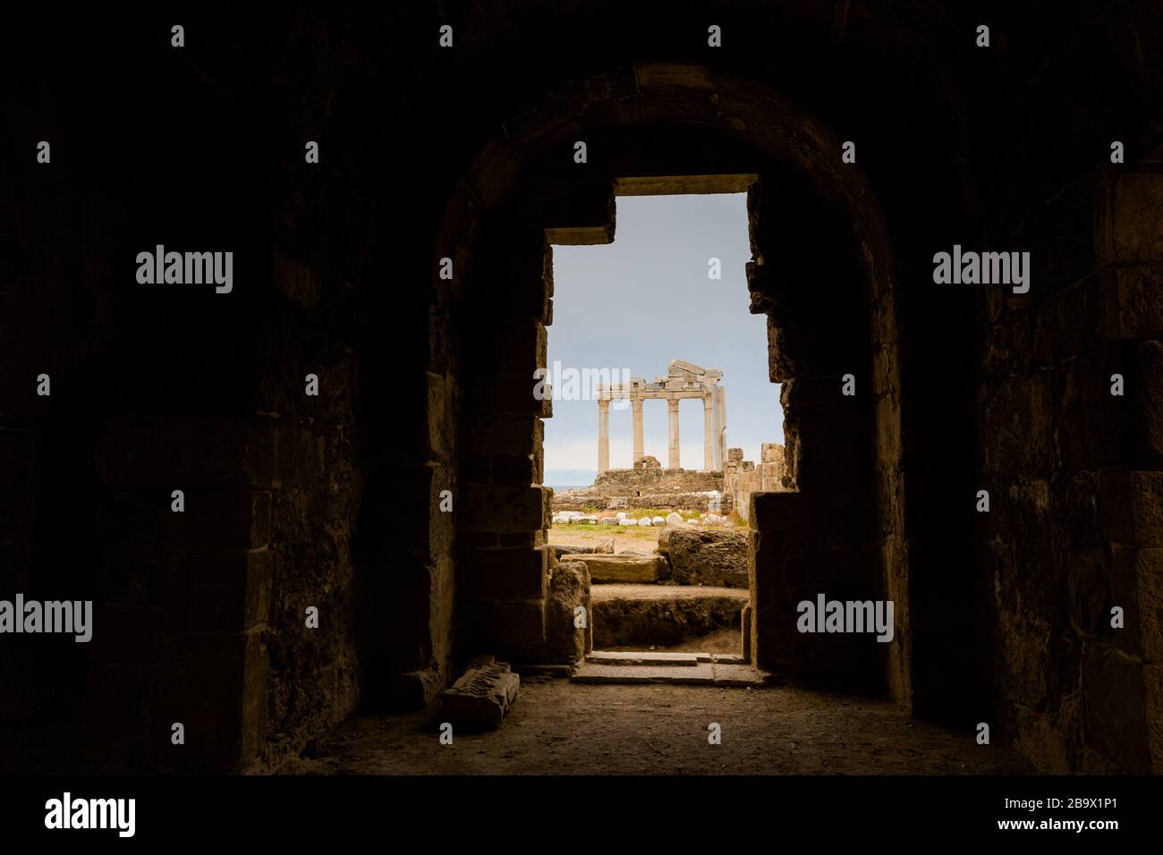 The Temple of Apollo - Beautiful ancient architecture of Side city in ...