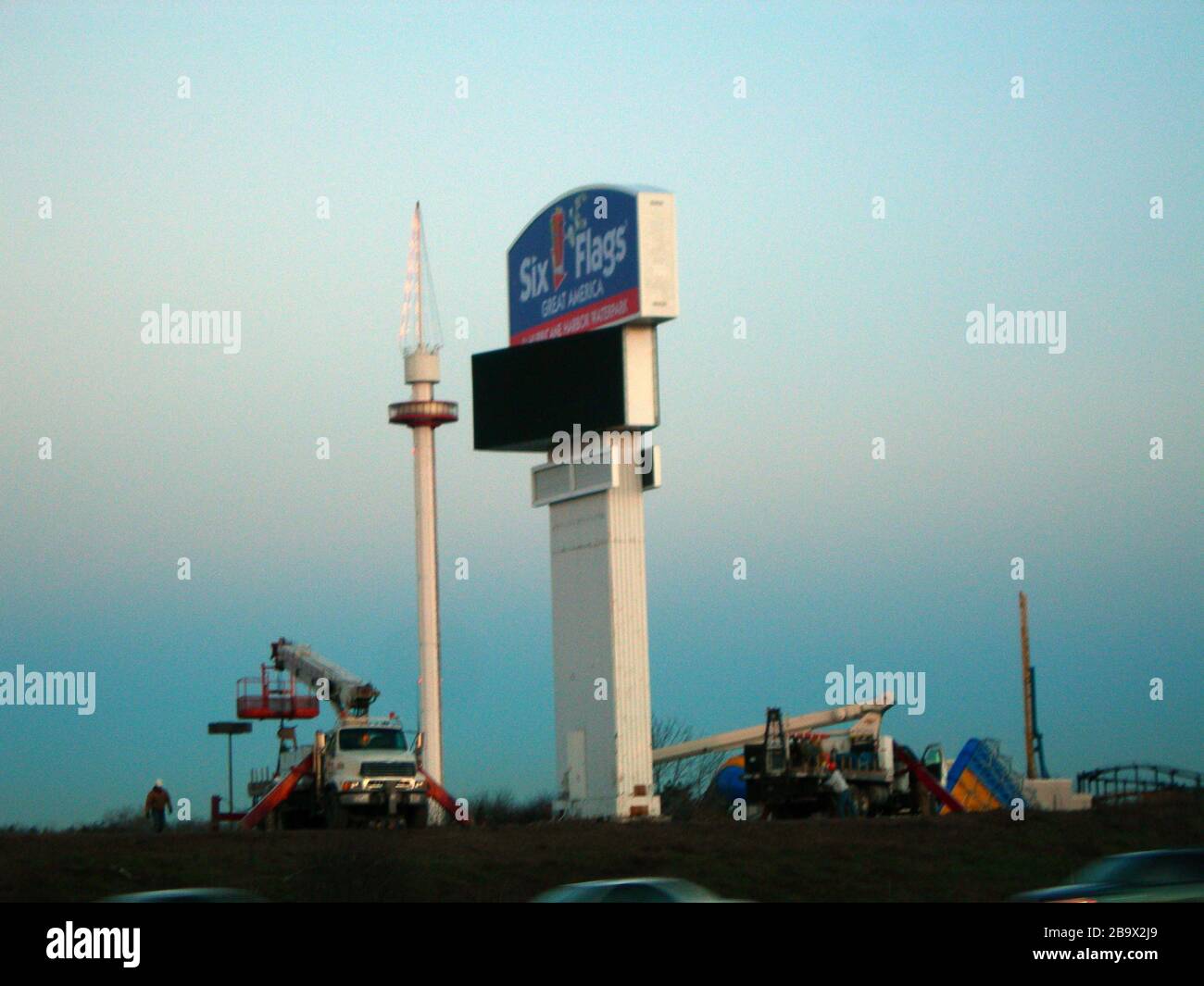 Six flags great america illinois hi-res stock photography and images ...