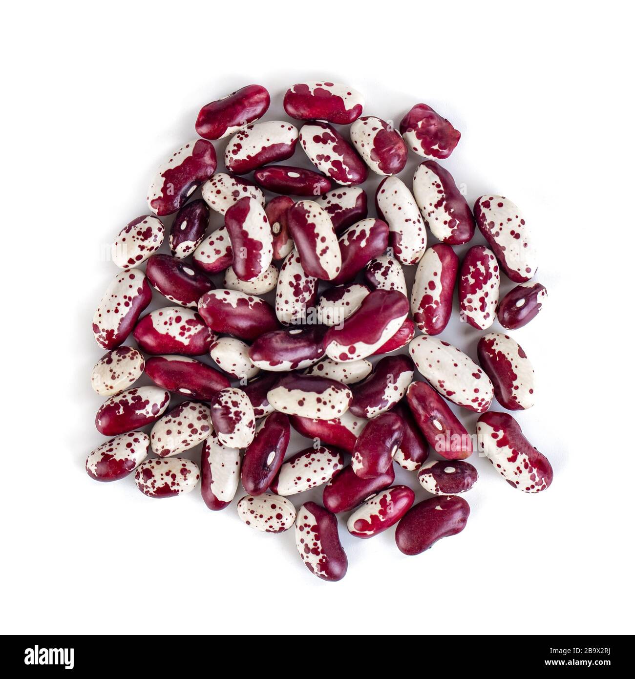 Close-up red Beans isolated on white background Stock Photo - Alamy