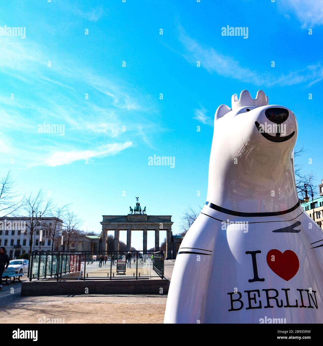 Berlin bear sculpture hi-res stock photography and images - Alamy
