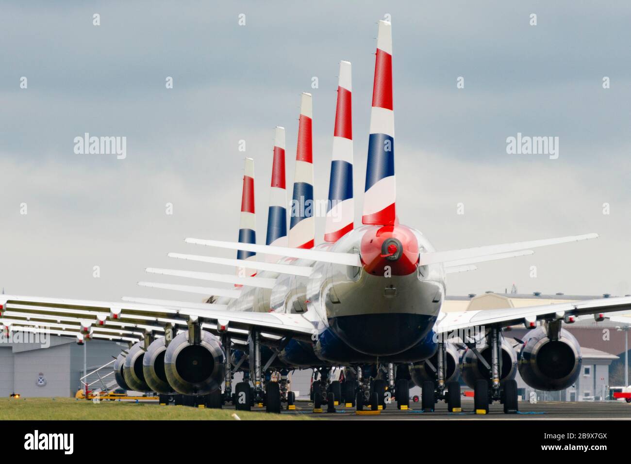 Ba british airways grounded jets hi-res stock photography and images ...