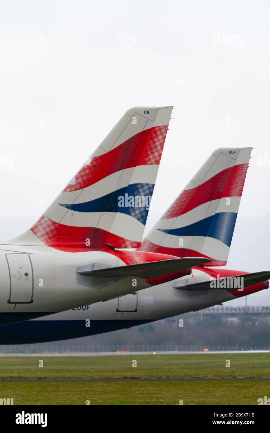 Ba british airways grounded jets hi-res stock photography and images ...