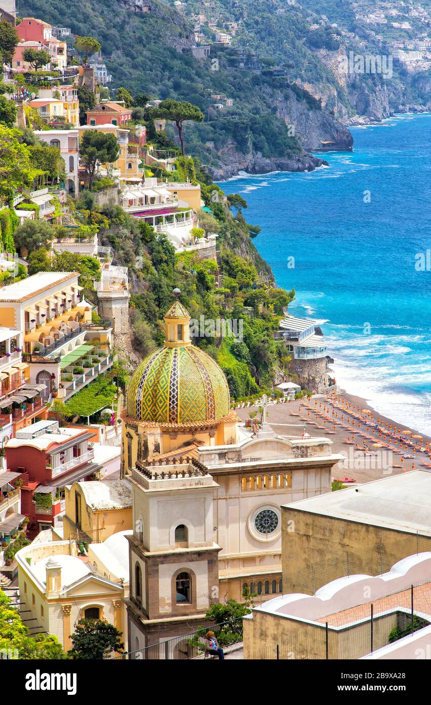 Positano, Amalfi coast Stock Photo - Alamy