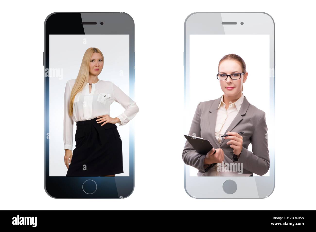 Doctor online hotline Cut Out Stock Images & Pictures - Alamy