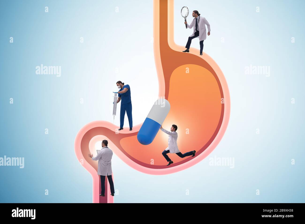 Stomach ulcer doctors hi-res stock photography and images - Alamy