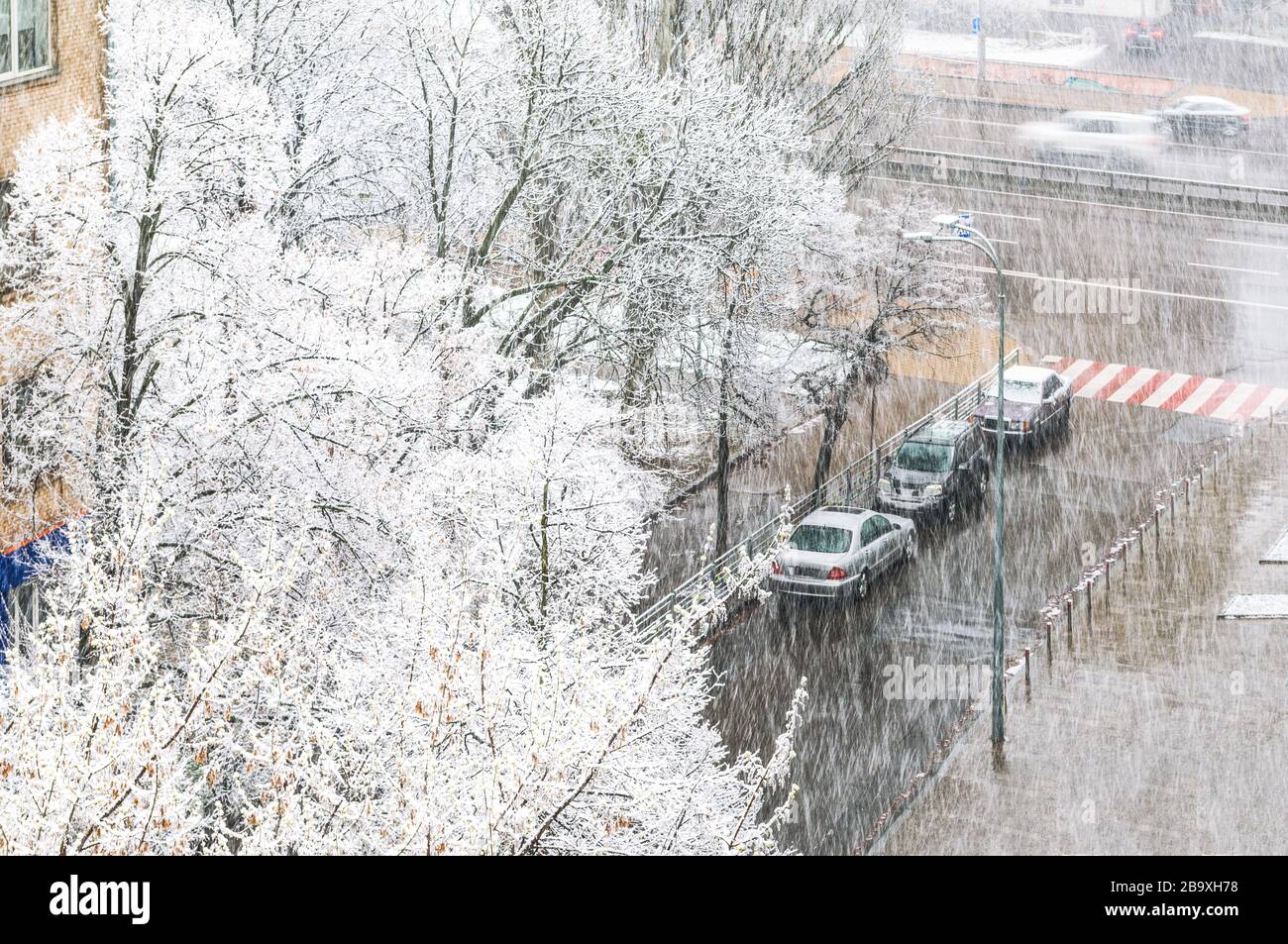 Weather forecast snowfall hi-res stock photography and images - Alamy