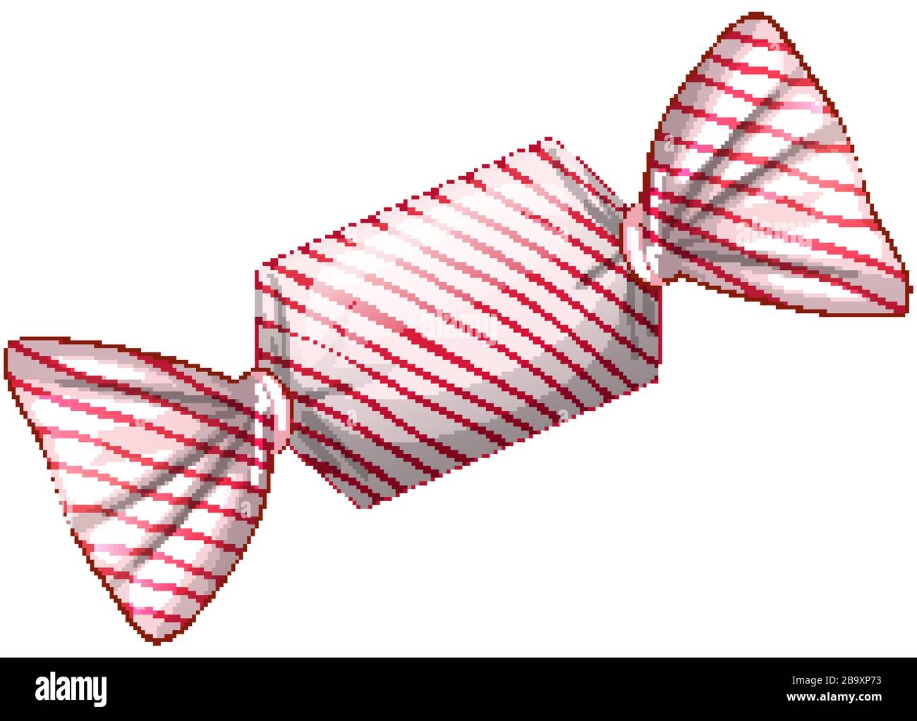 One piece of on candy white background illustration Stock Vector Image ...