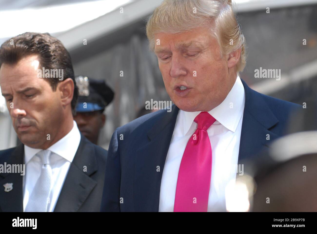 Donald J. Trump and Melania Trump at Bryant Park in New York City ...