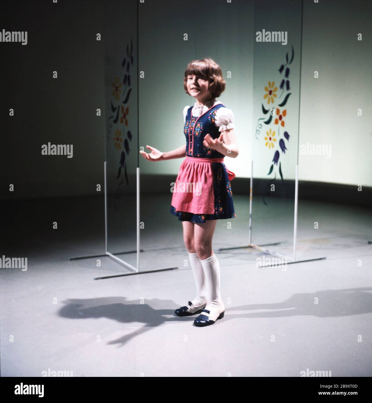 Wilma Landkroon, niederländischer Kinderstar und Schlagersängerin, bei ...