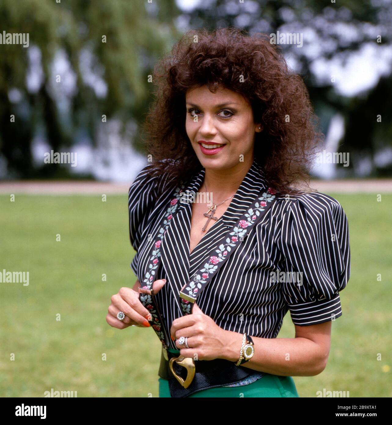 Monika Kaelin, Schweizer Sängerin und Schauspielerin, ca. 1993. Swiss ...
