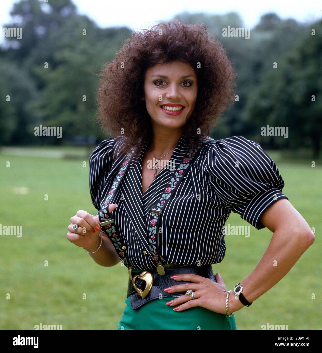 Monika Kaelin, Schweizer Sängerin und Schauspielerin, ca. 1993. Swiss ...