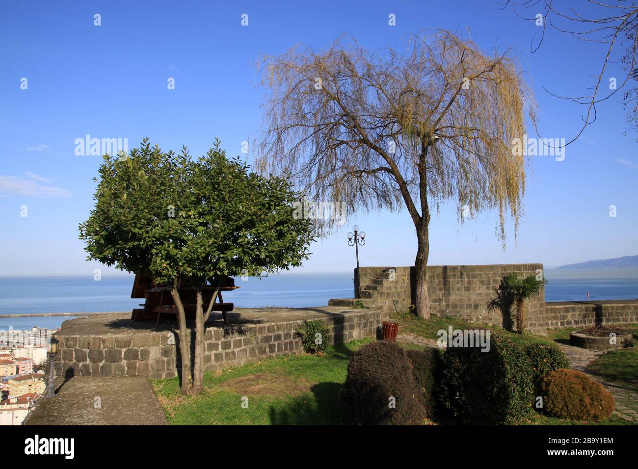 view of rize castle in black sea region in turkey Stock Photo - Alamy