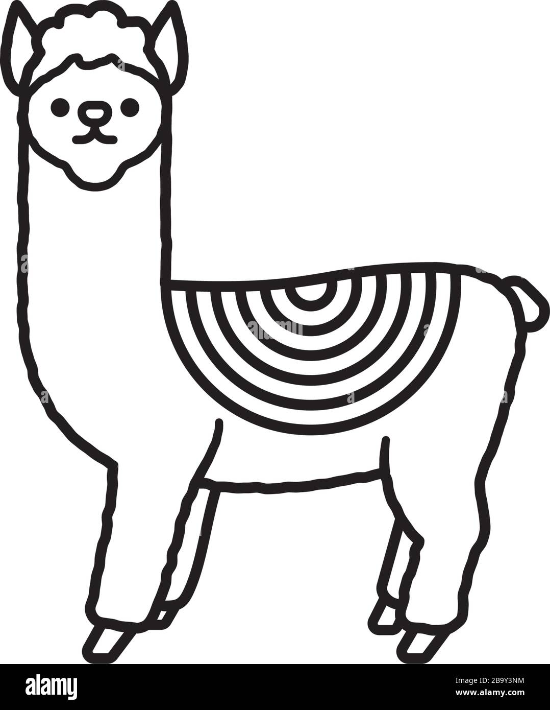 Alpaca farm Cut Out Stock Images & Pictures - Alamy
