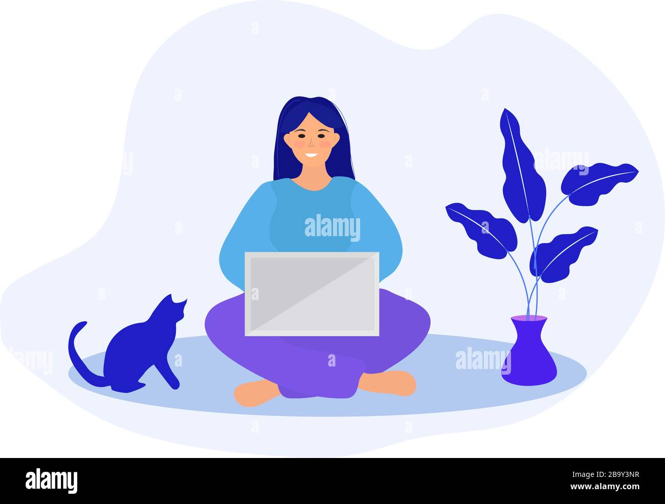 Modern work Stock Vector Images - Alamy