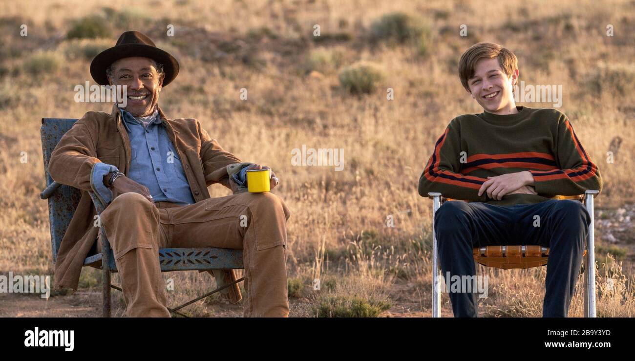 STARGIRL, from left: Giancarlo Esposito, Graham Verchere, 2020. ph ...