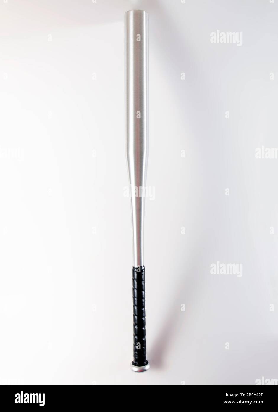 Aluminum baseball bat isolated on a white background Stock Photo - Alamy