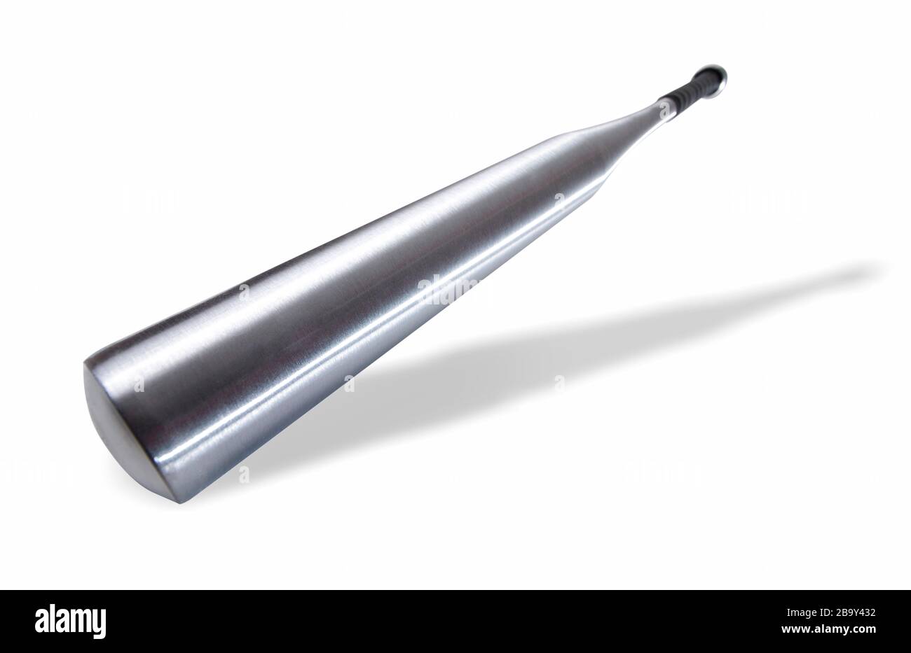 Aluminum baseball bat isolated on a white background Stock Photo - Alamy