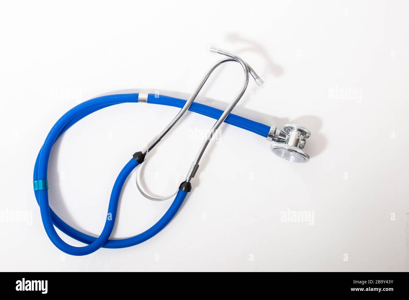 doctors equipment stethoscope isolated on a white background Stock ...