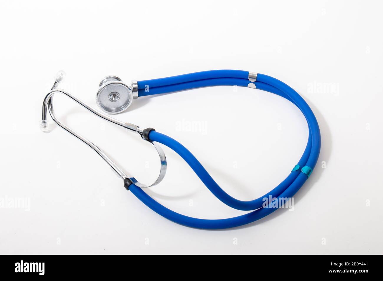 doctors equipment stethoscope isolated on a white background Stock ...