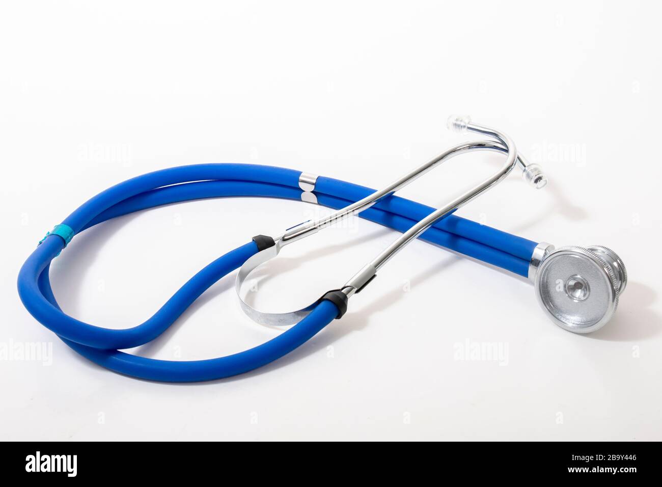 doctors equipment stethoscope isolated on a white background Stock ...