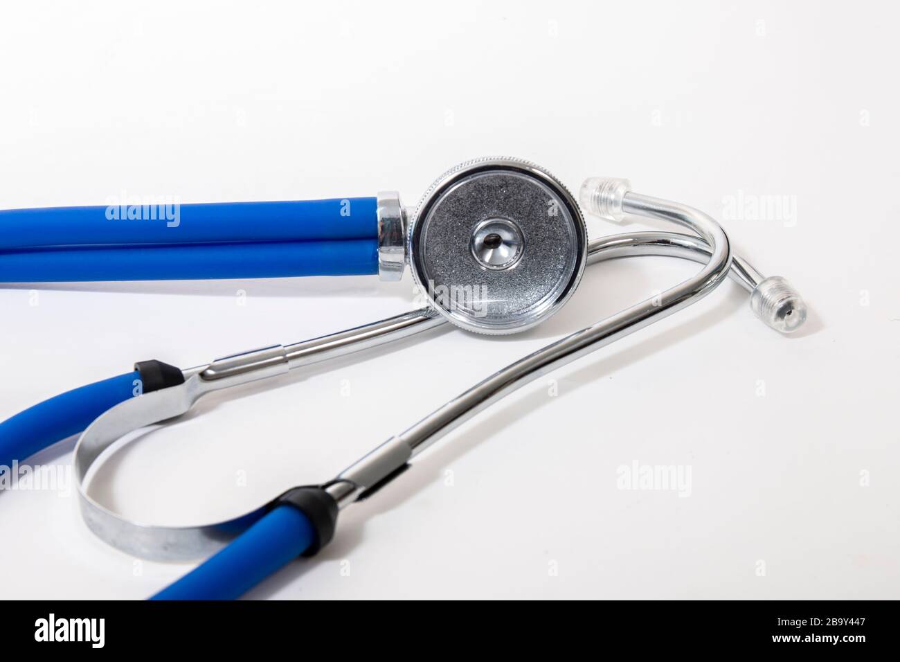 doctors equipment stethoscope isolated on a white background Stock ...