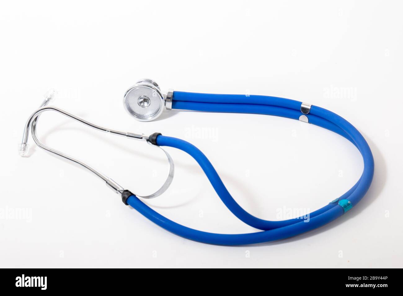 doctors equipment stethoscope isolated on a white background Stock ...