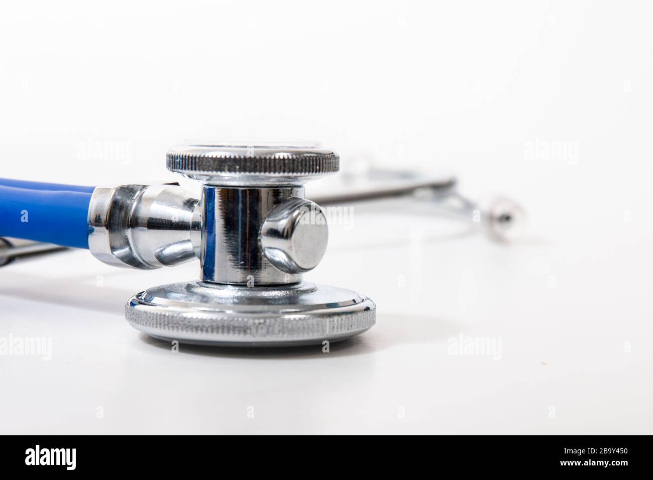 doctors equipment stethoscope isolated on a white background Stock ...