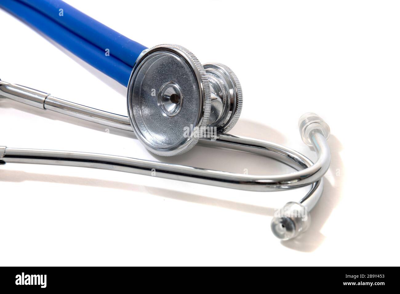 doctors equipment stethoscope isolated on a white background Stock ...