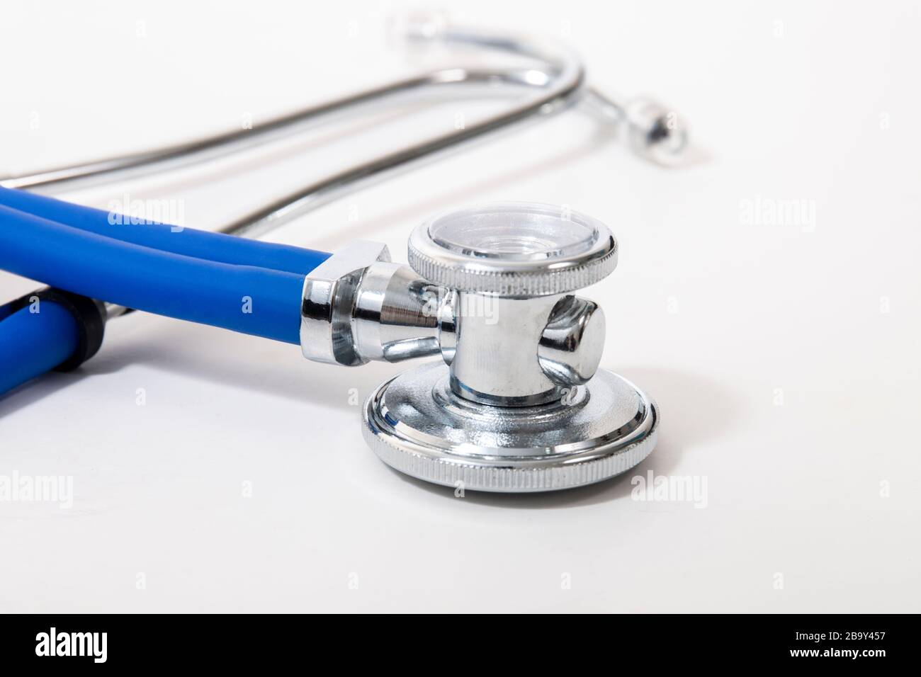 doctors equipment stethoscope isolated on a white background Stock ...