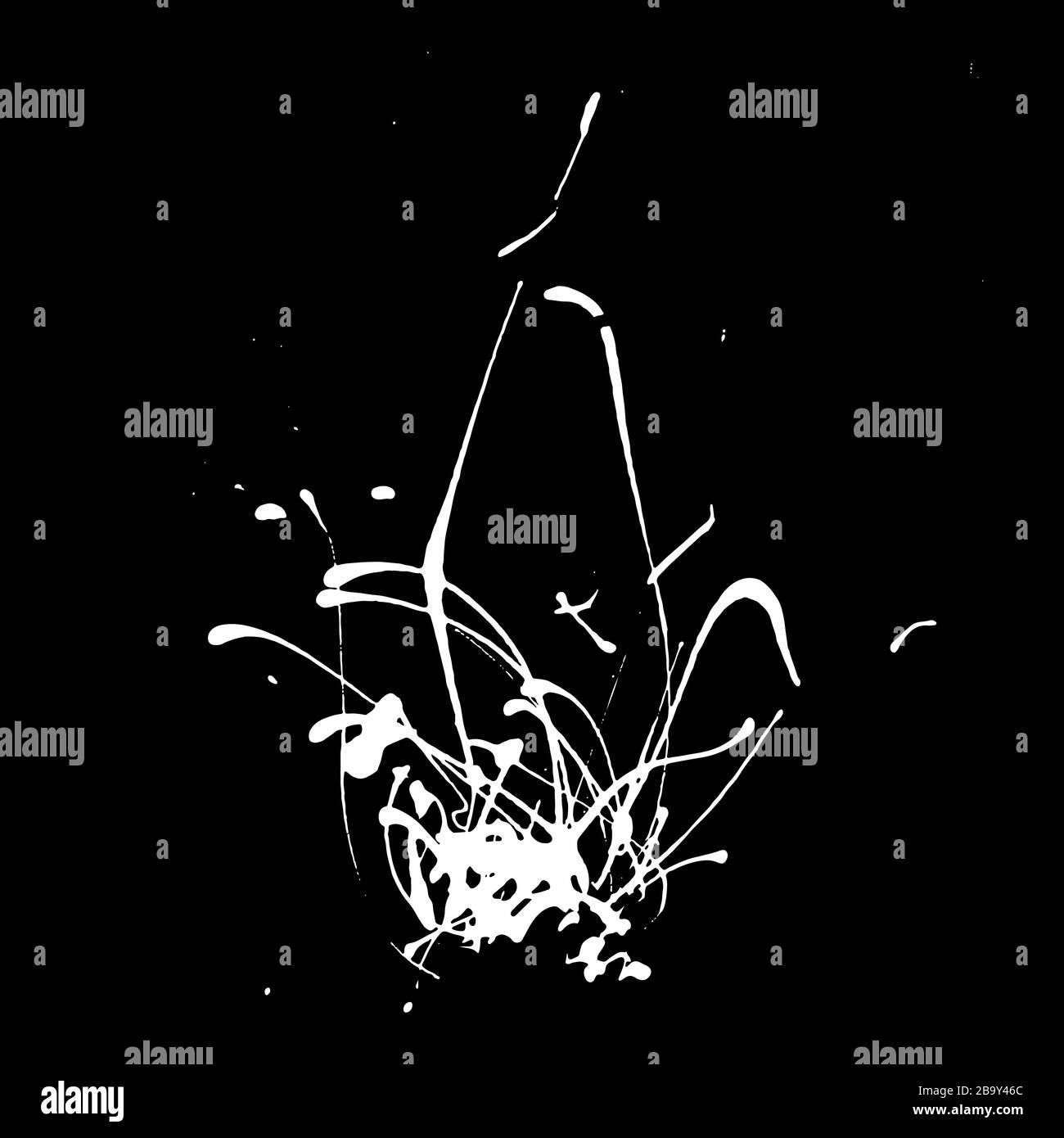 Artistic and aesthetic, exquisite splash. Calligraphic splash acrylic ...