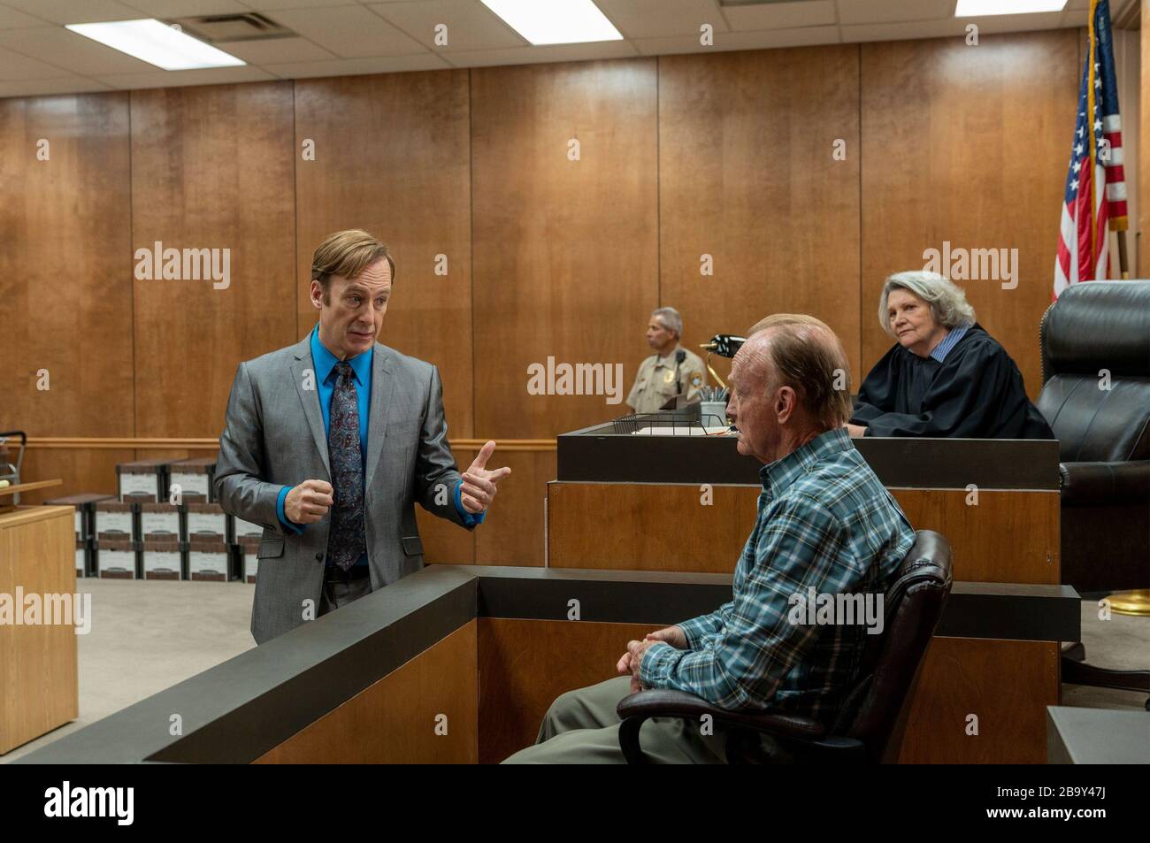 BETTER CALL SAUL, from left: Bob Odenkirk, Tim Dezarn, Frances Lee ...