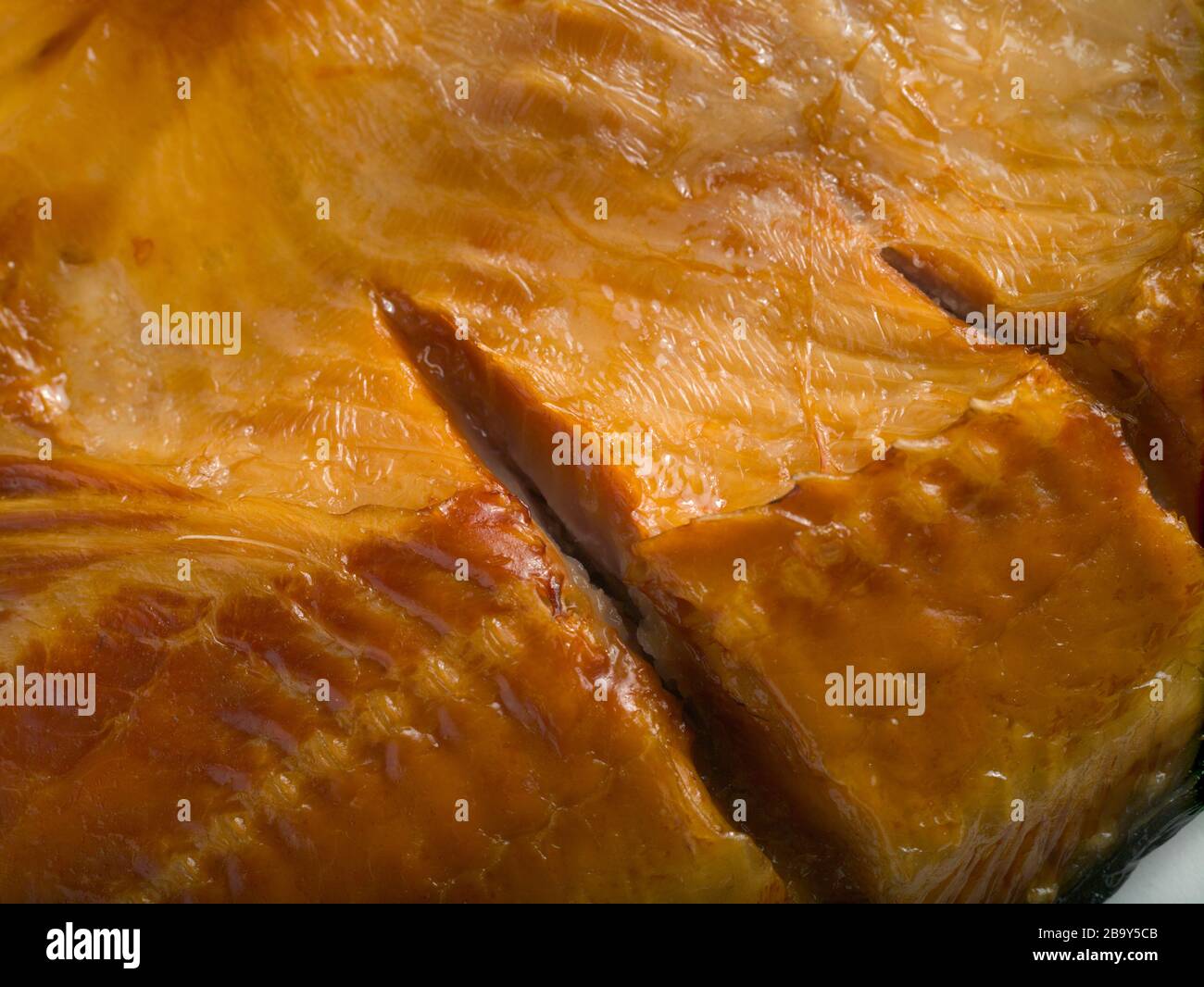 Hot smoked fish. Hot smoked golden carp. Studio light Stock Photo - Alamy