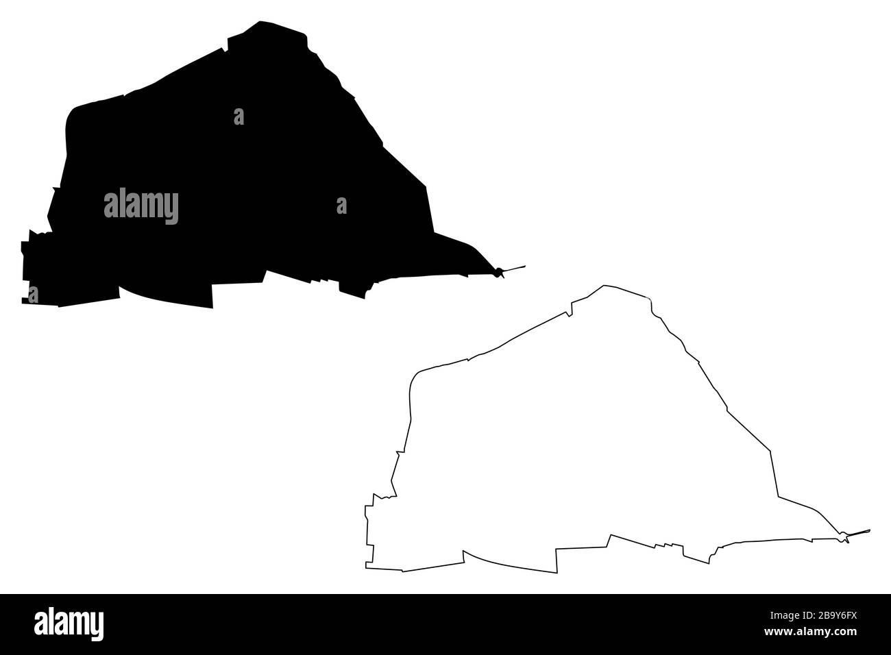 Ede City (Kingdom of the Netherlands, Gelderland, Holland) map vector ...
