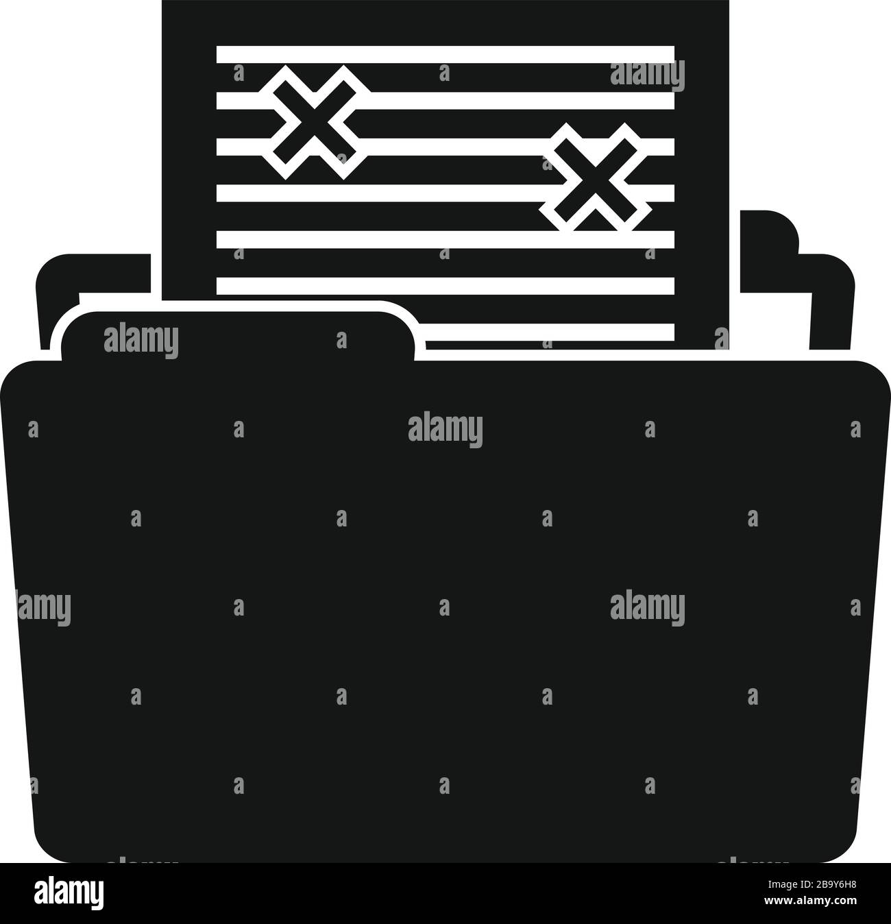 Course folder edit icon. Simple illustration of course folder edit ...