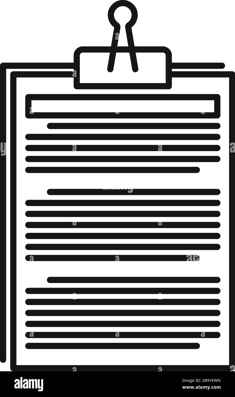 Copy editor icon. Outline copy editor vector icon for web design ...