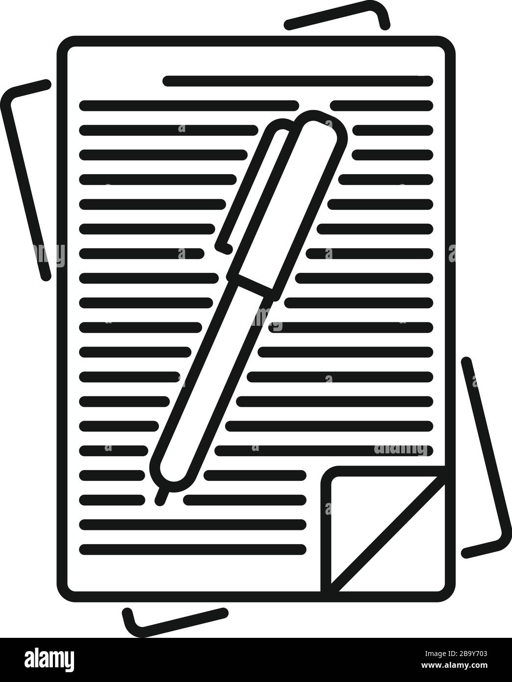 Review editor icon. Outline review editor vector icon for web design ...