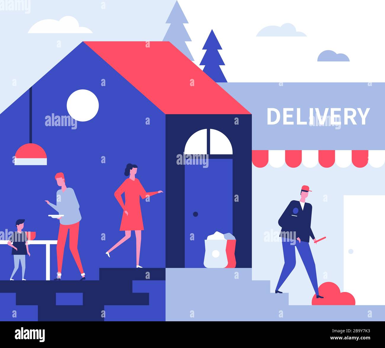 Informed delivery Stock Vector Images - Alamy