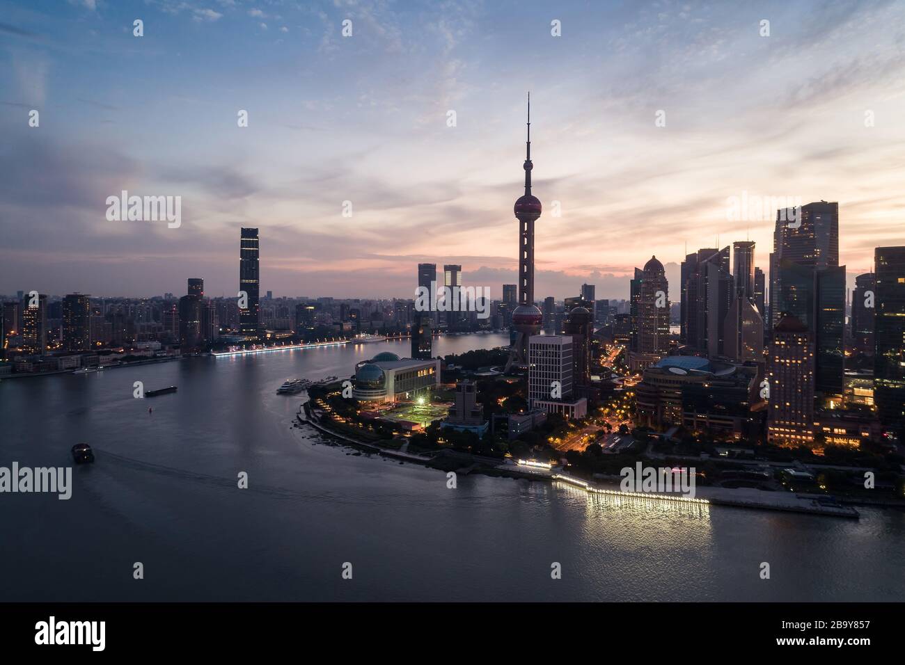 Overlook the lujiazui hi-res stock photography and images - Alamy