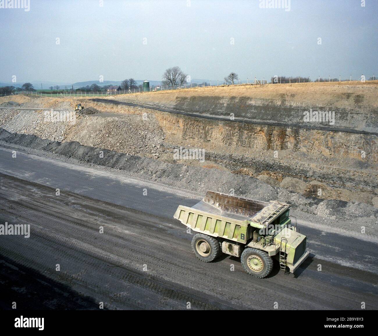 Opencast mining site in derbyshire hi-res stock photography and images ...