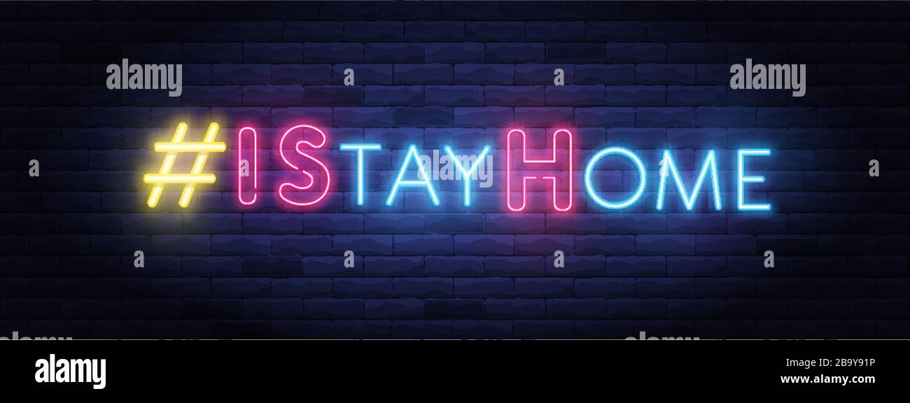 Stay home in self Stock Vector Images - Alamy