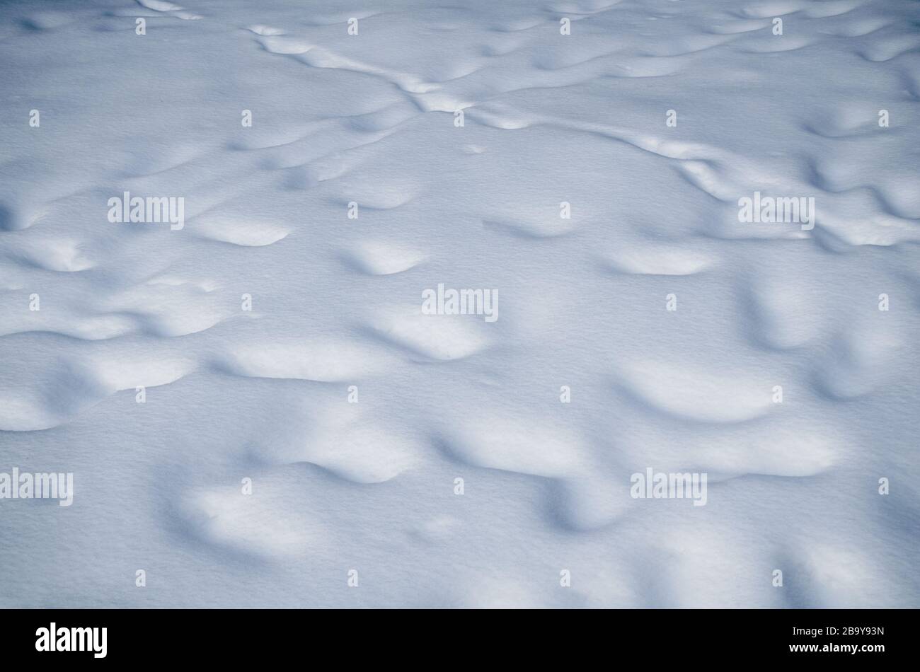 High angle view snow background. Snow white texture. Background of snow ...